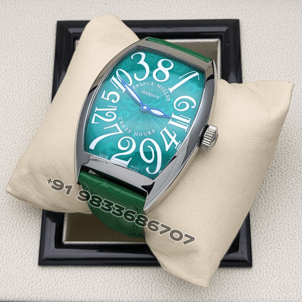 Franck Muller Crazy Hours Green Dial 45mm High Quality Swiss Automatic ...