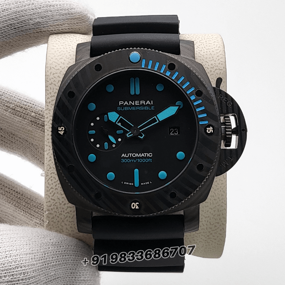 Luminor Panerai Submersible Carbotech Black Dial 44mm High Quality ...