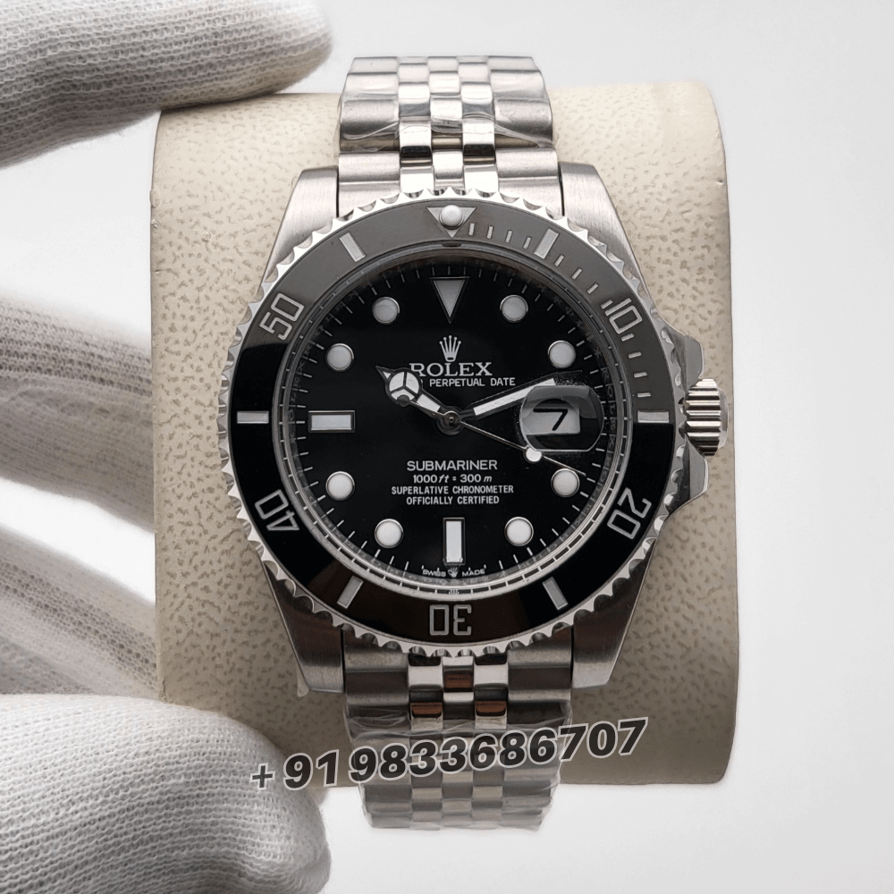 Rolex Submariner Black Dial 41mm Jubilee Bracelet High Quality Swiss ...