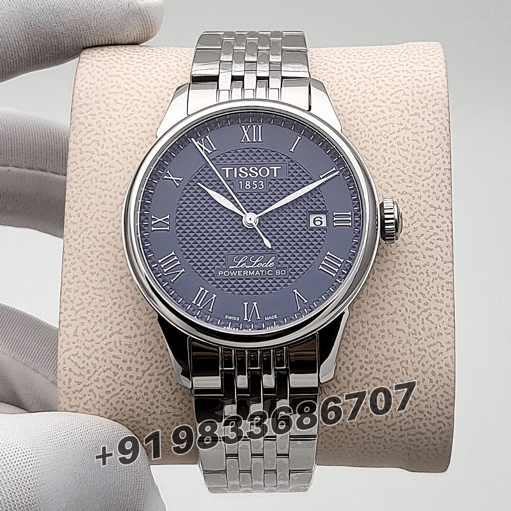 Tissot Le Locle Stainless Steel Roman Marking Blue Dial 39.3mm High Quality Swiss Automatic ...